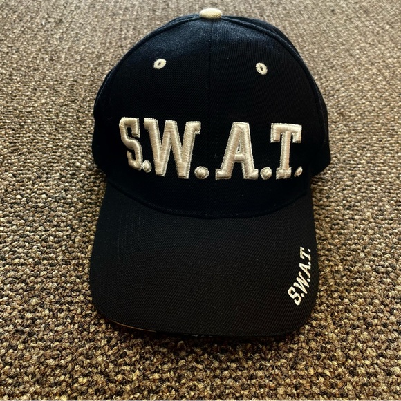 None | Accessories | Vintage 200s Swat Police Fbi Velcro Hat | Poshmark
